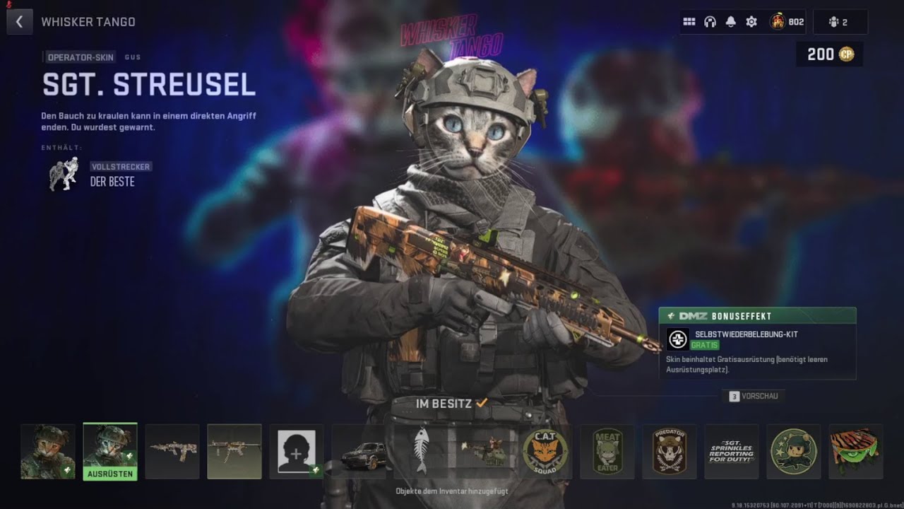 Call of Duty MIIW Whisker Tango (Katzen) Pack - YouTube