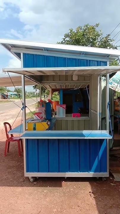 booth container baja ringan kanal c - YouTube