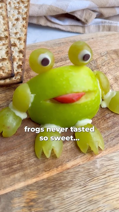 Ever try eating frogs? 🐸 This is the cutest snack activity to get your ...