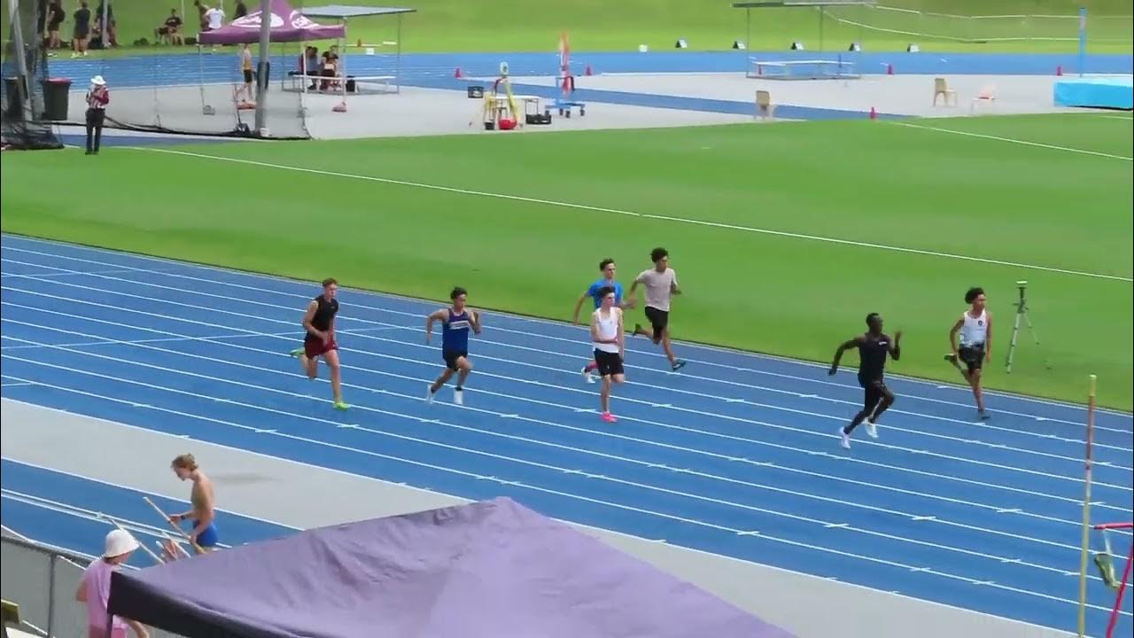 Ht3. 100m U17 Men, 2024 QLD Athletic Championships, QSAC 16 March 2024 - YouTube