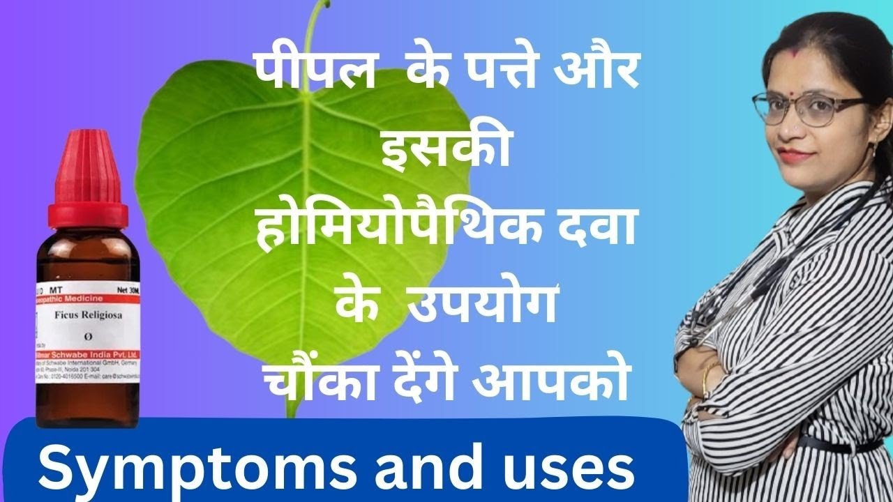 Ficus Religiosa | peepal | Homeopathic Medicine | Symptoms | How to use ...