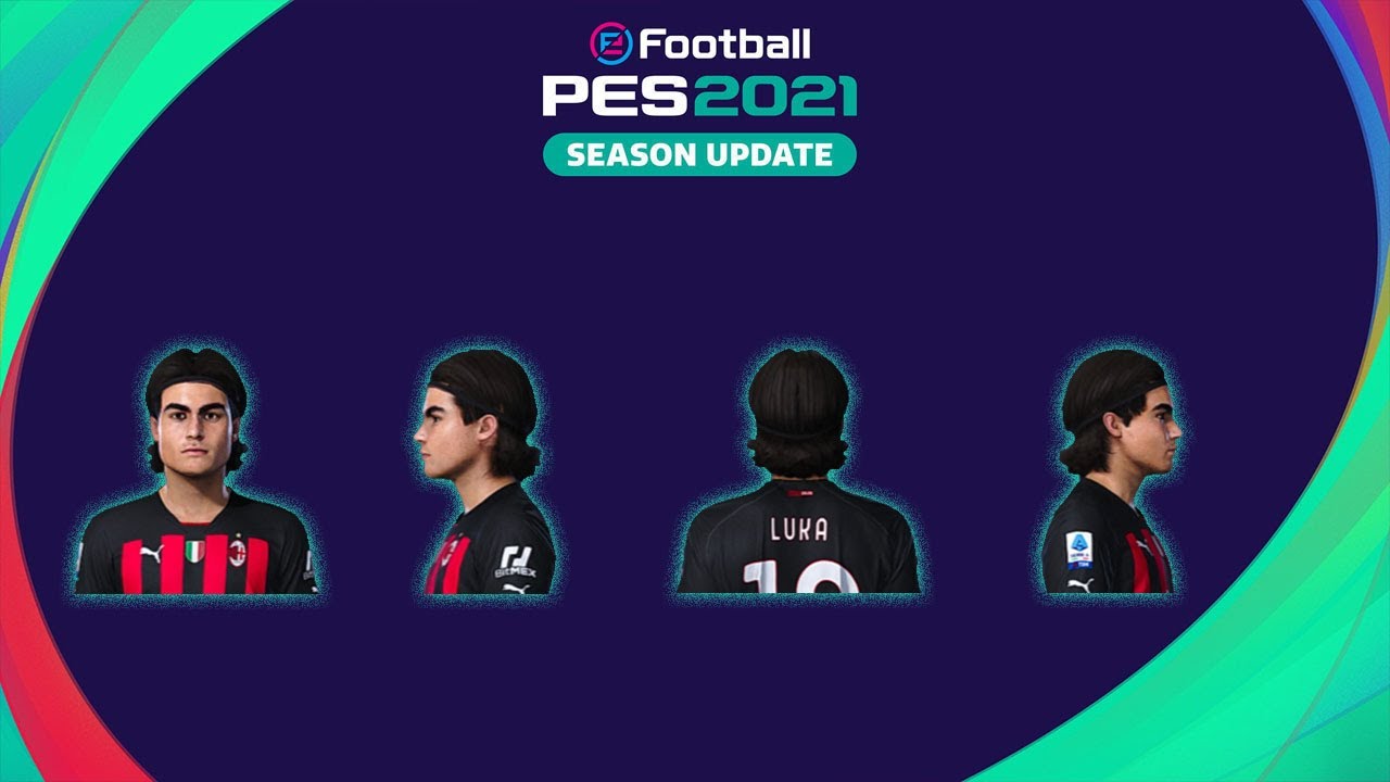 Luka Romero Face 100% convertido do eFootball 2023 Compatível com todos ...