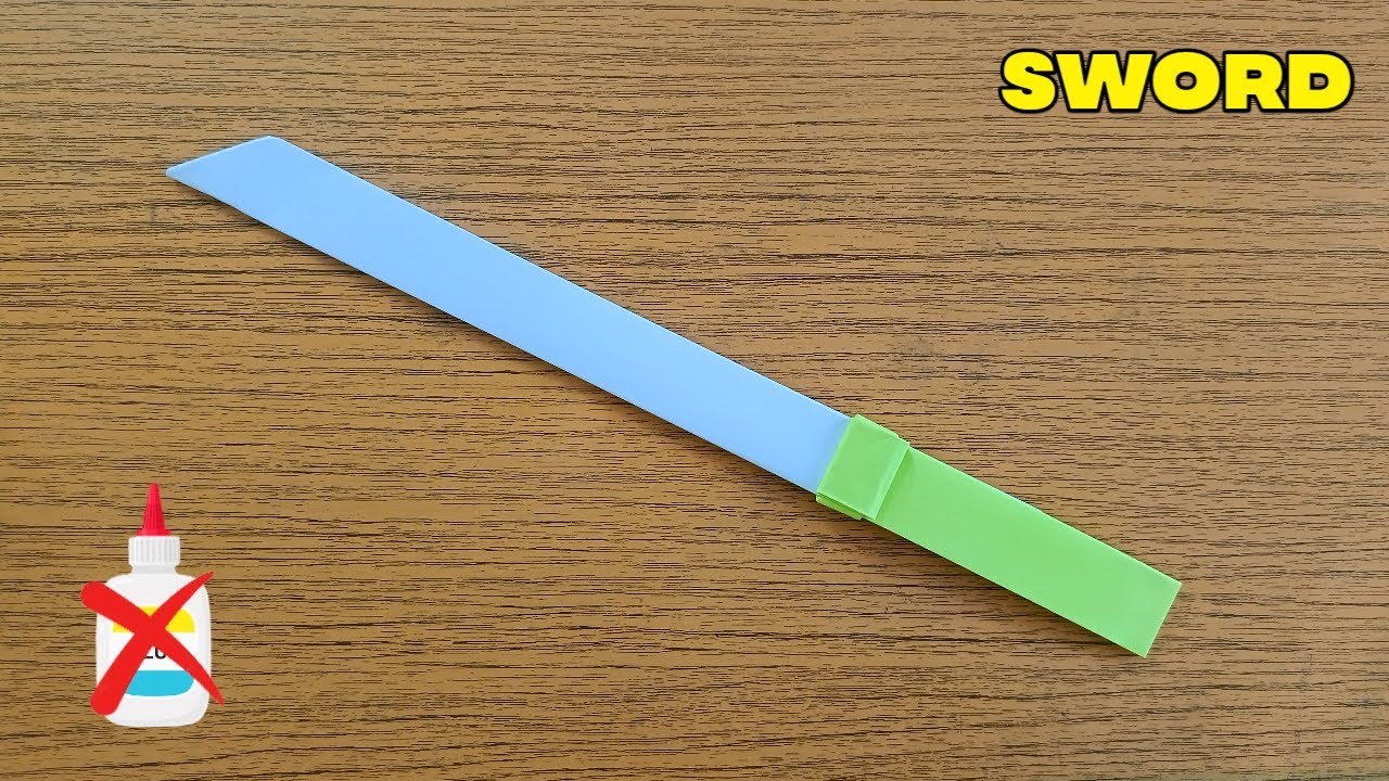 DIY-How to Make a Paper Sword Without Using Glue|Making Sword Out Of ...