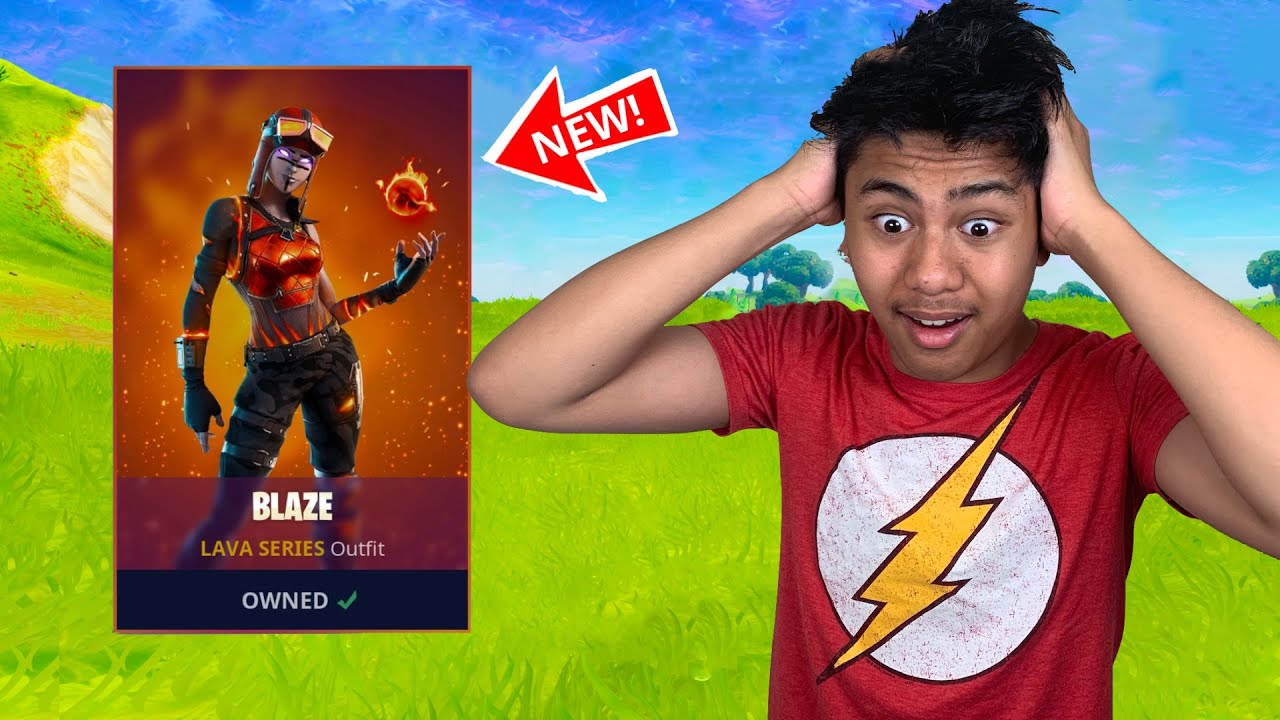 RENEGADE RAIDER IS BACK! (NEW BLAZE SKIN) - YouTube