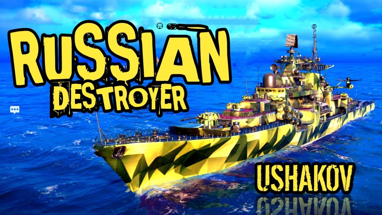 RF Admiral Ushakov | Russian Destroyer | Best Build | Modern Warship ...