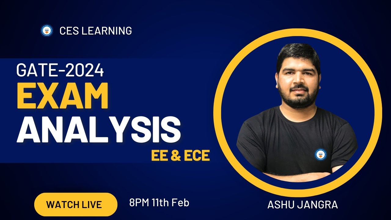 Exam Analysis- GATE 2024 (EE & ECE) - YouTube