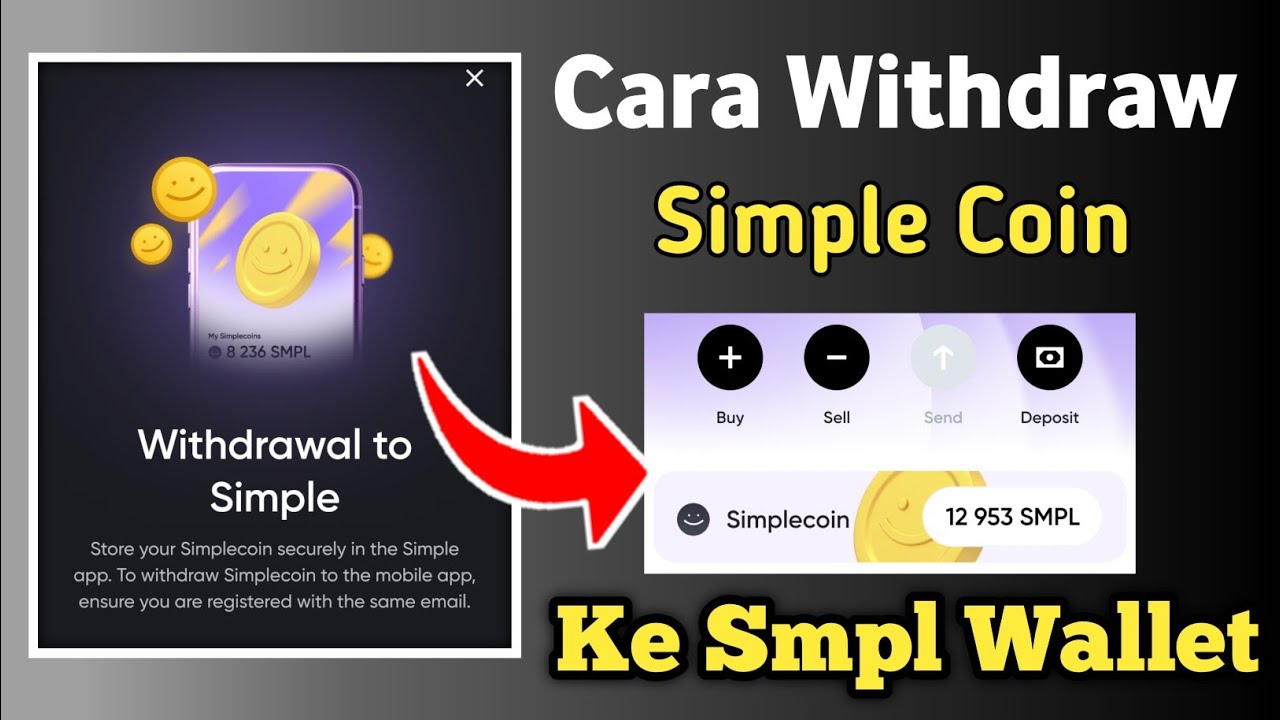 CARA WITHDRAW SIMPLE COIN KE WALLET SMPL || Airdrop Penghasil Cuan ...