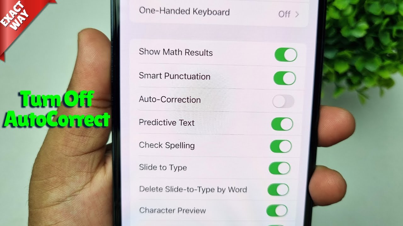 How To Turn Off AutoCorrect On iPhone - Full Guide - YouTube