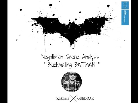 INTRO: Negotiation Scene Analysis - "The Dark Knight" - Blackmailing ...
