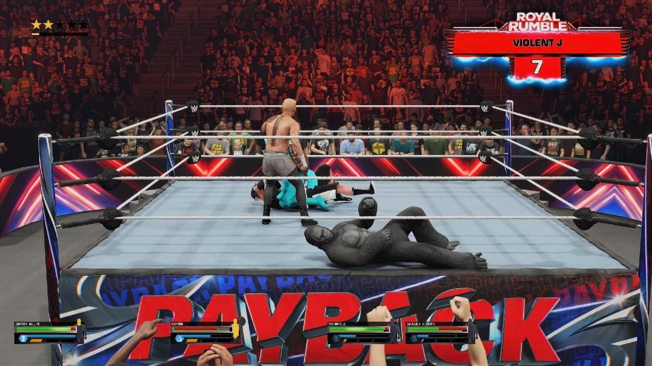 WWE 2K25 Random Created superstar royal rumble part 11 - YouTube