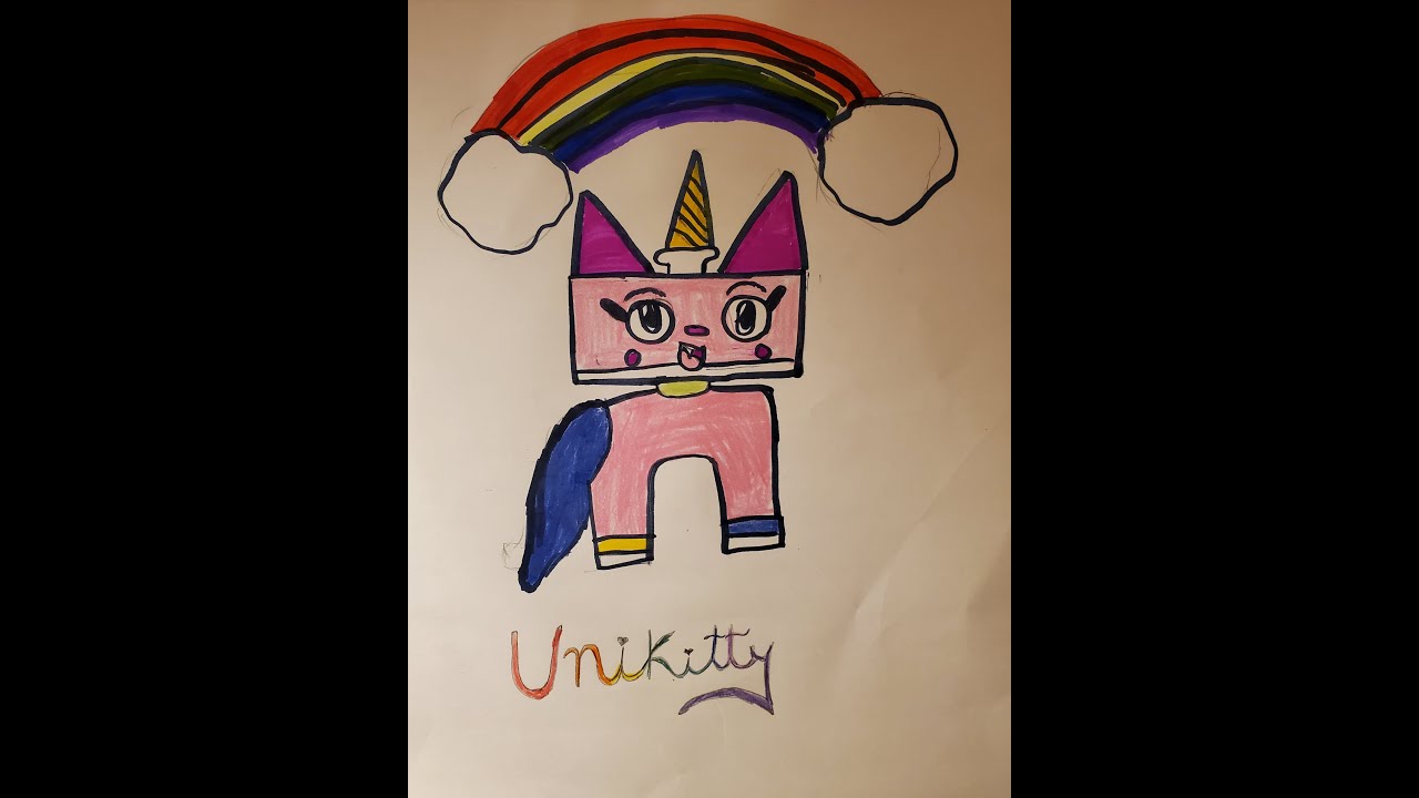 How to draw UniKitty - YouTube