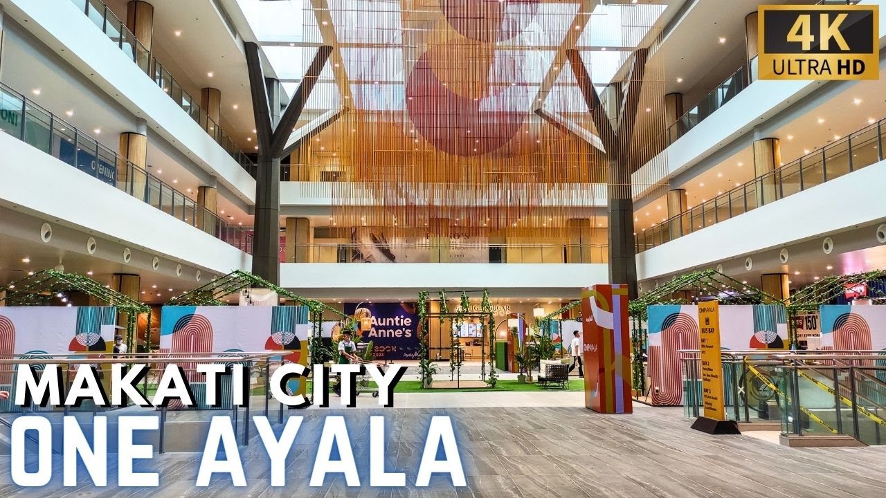 ONE AYALA in MAKATI CITY Update | Walking Tour [4K] Philippines ...