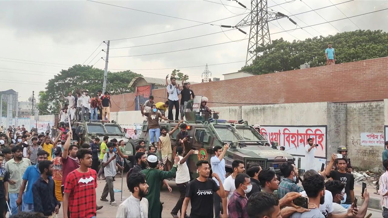 Bangladesh wakes to internet blackout after deadly protests | AFP - YouTube