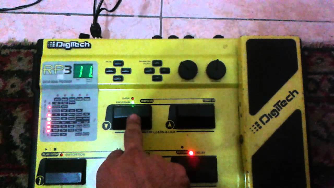 Digitech rp3 - YouTube