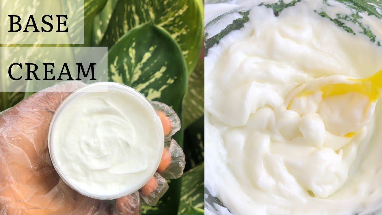 How To Make Base CREAM FROM SCRATCH. - YouTube