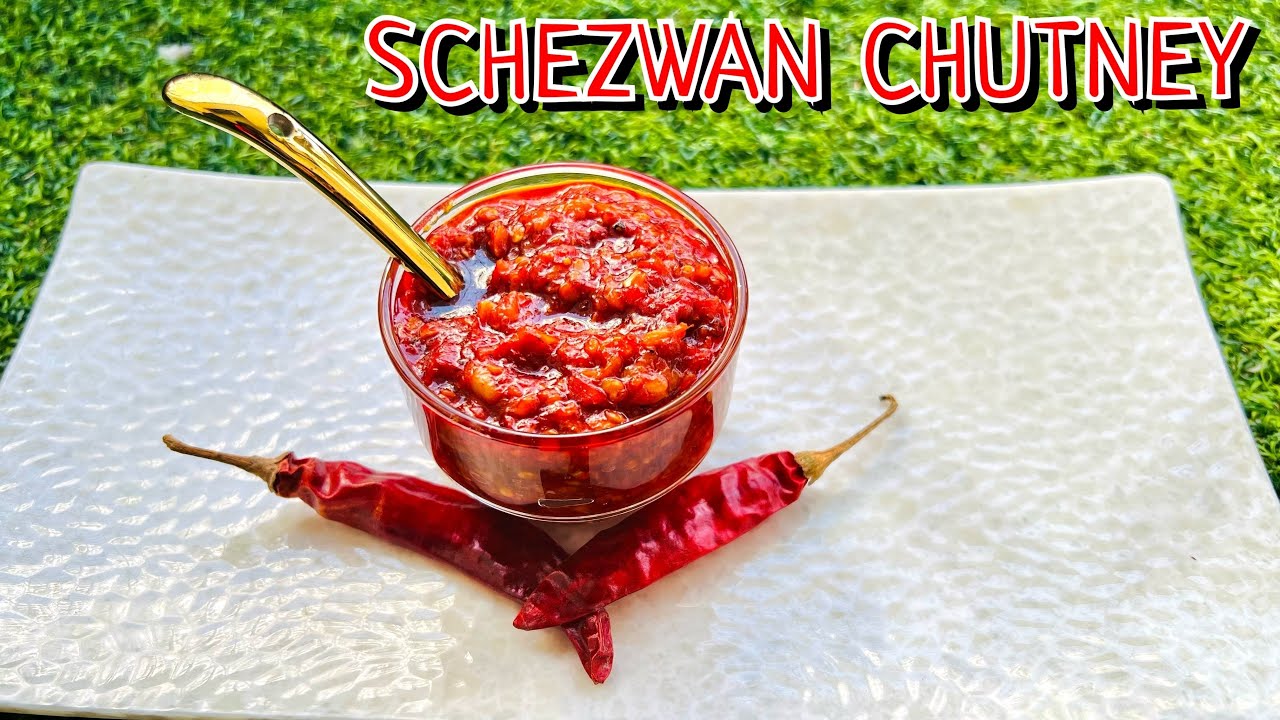 Schezwan Chutney | Schezwan Sauce Restaurant Style | Schezwan Sauce ...