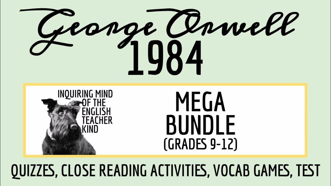 1984 by George Orwell Quizzes, Close Reading Worksheets, Vocabulary ...