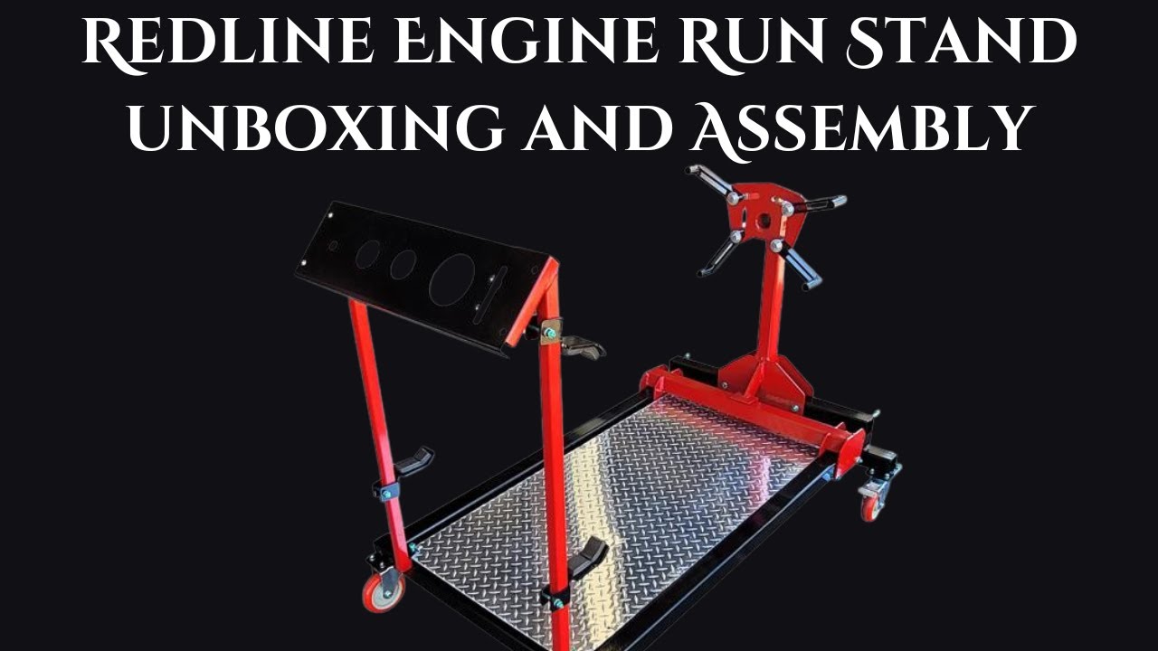 Redline RE ENGS Engine Run Test Stand and Assembly - YouTube