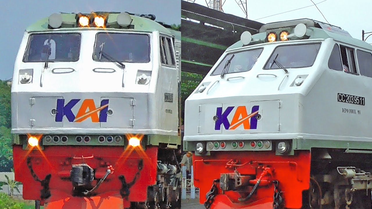 LOKOMOTIF INI TERLIHAT "MURUNG" SETELAH KECELAKAAN !! Lokomotif CC 203 ...