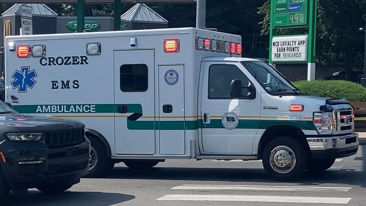 Crozer Health EMS MICU 82 Responding 9-17-22 - YouTube