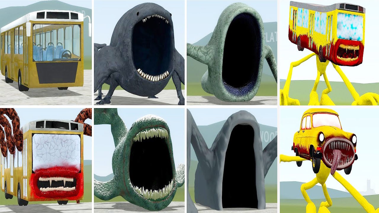 OLD AND NEW UPDATE MONSTER: BUS EATER,THE BLOOP,SEA EATER,BUS EATER ...