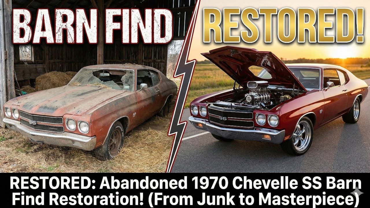 RESTORED: Abandoned 1970 Chevelle SS Barn Find Restoration! (From Junk ...