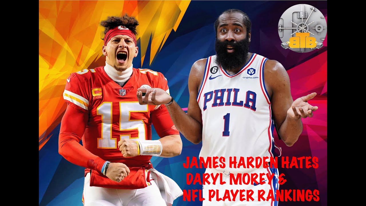 NFL PLAYER RANKINGS, JAMES HARDEN HATES DARYL MOREY & MORE!! - YouTube