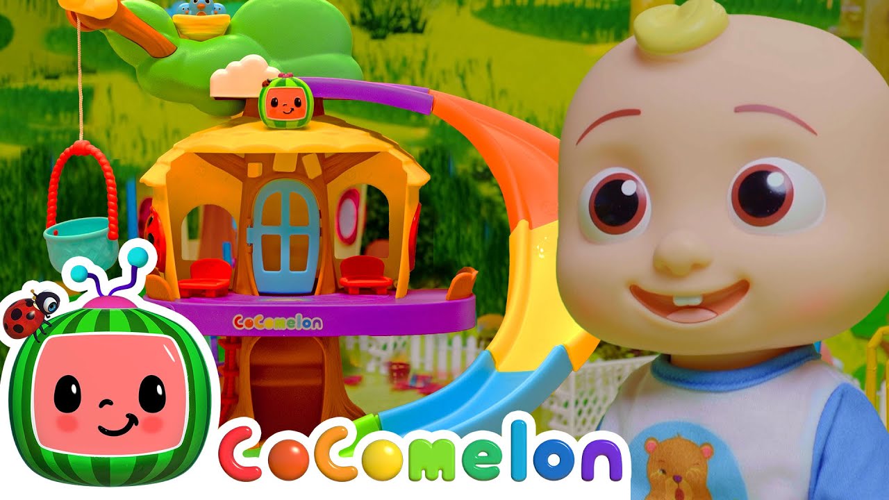 JJ's Playhouse (Yes Yes Playground Toy Song) | CoComelon Toy Play ...
