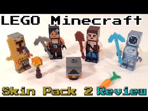 LEGO Minecraft|853610|Skin Pack 2 Set Review! - YouTube