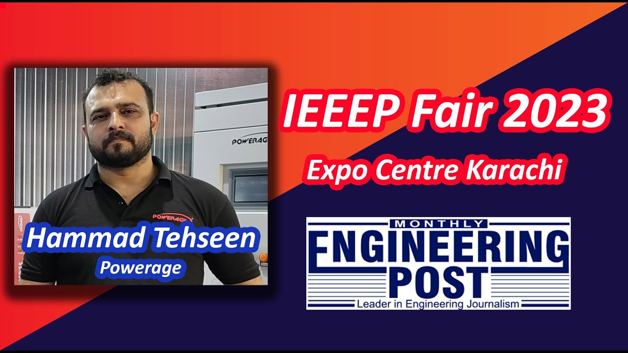 Hammad Tehseen | Powerage | IEEEP Fair 2023 | Engineering Post - YouTube