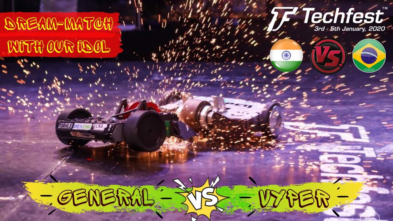 ROBOWAR || INDIA vs BRAZIL || VYPER vs GENERAL || SEMI-FINAL ...