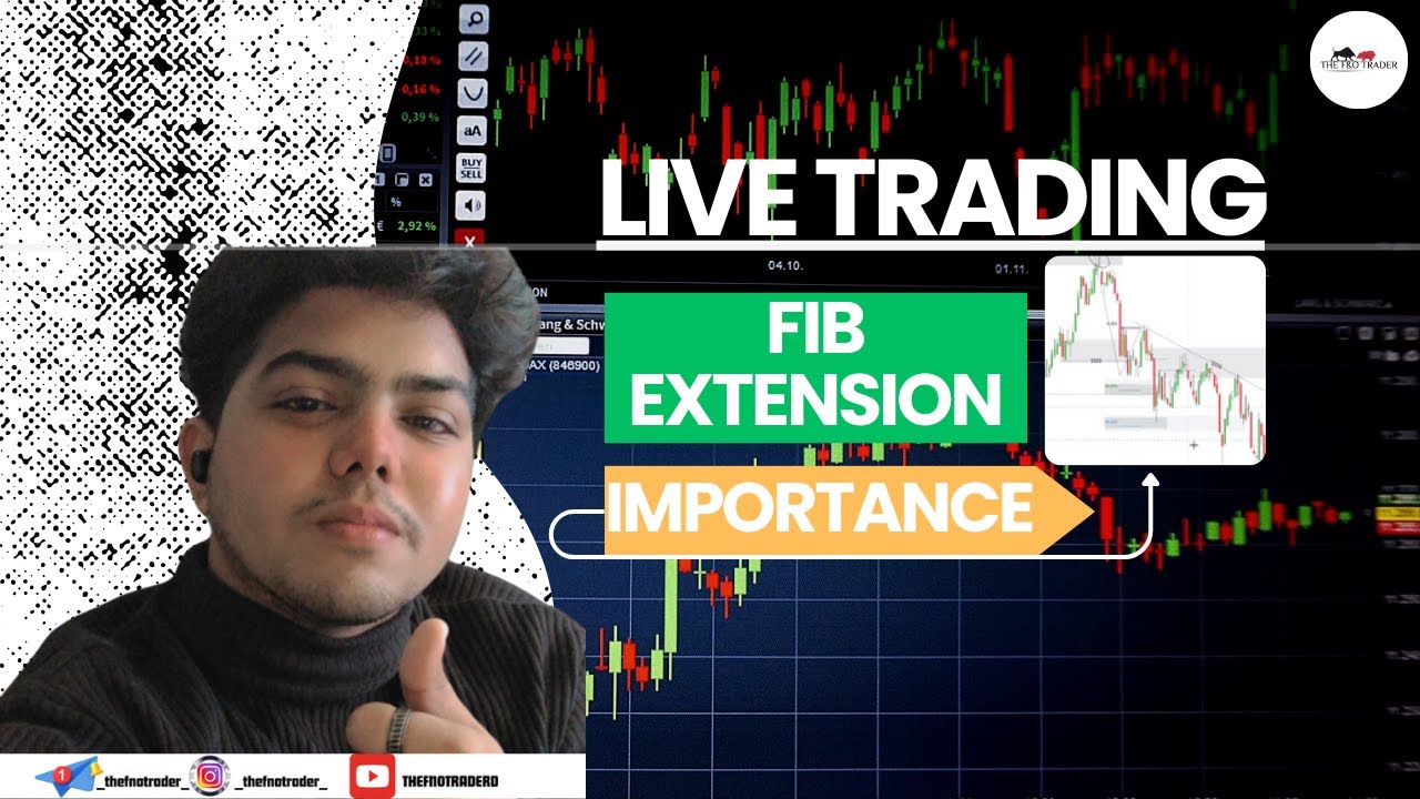 LIVE TRADING I FIB EXTENTION IMPORTANCE I NIFTY 50 - YouTube