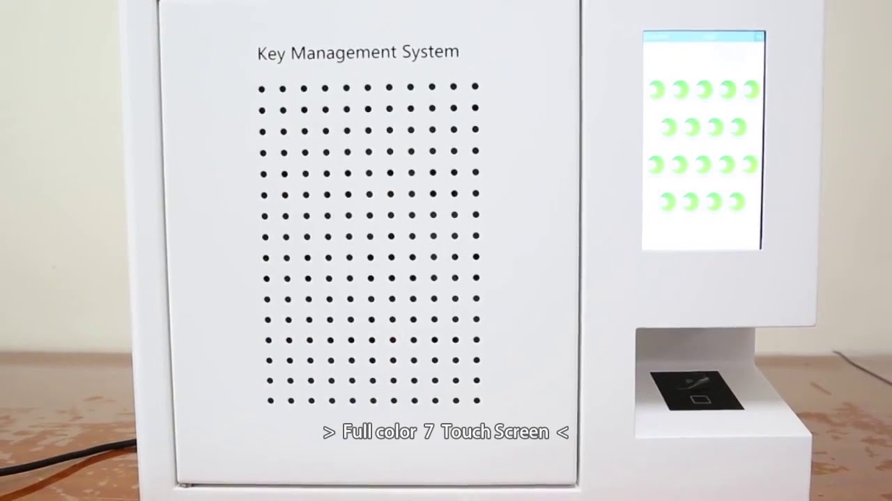 Access control-Intelligent Key Management System-A-180E - YouTube