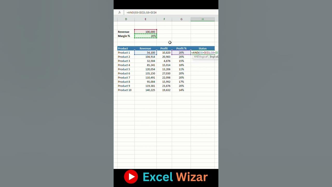 Master the AND Function in Excel: Step-by-Step Tutorial for Beginners and Experts #ANDFunction ...