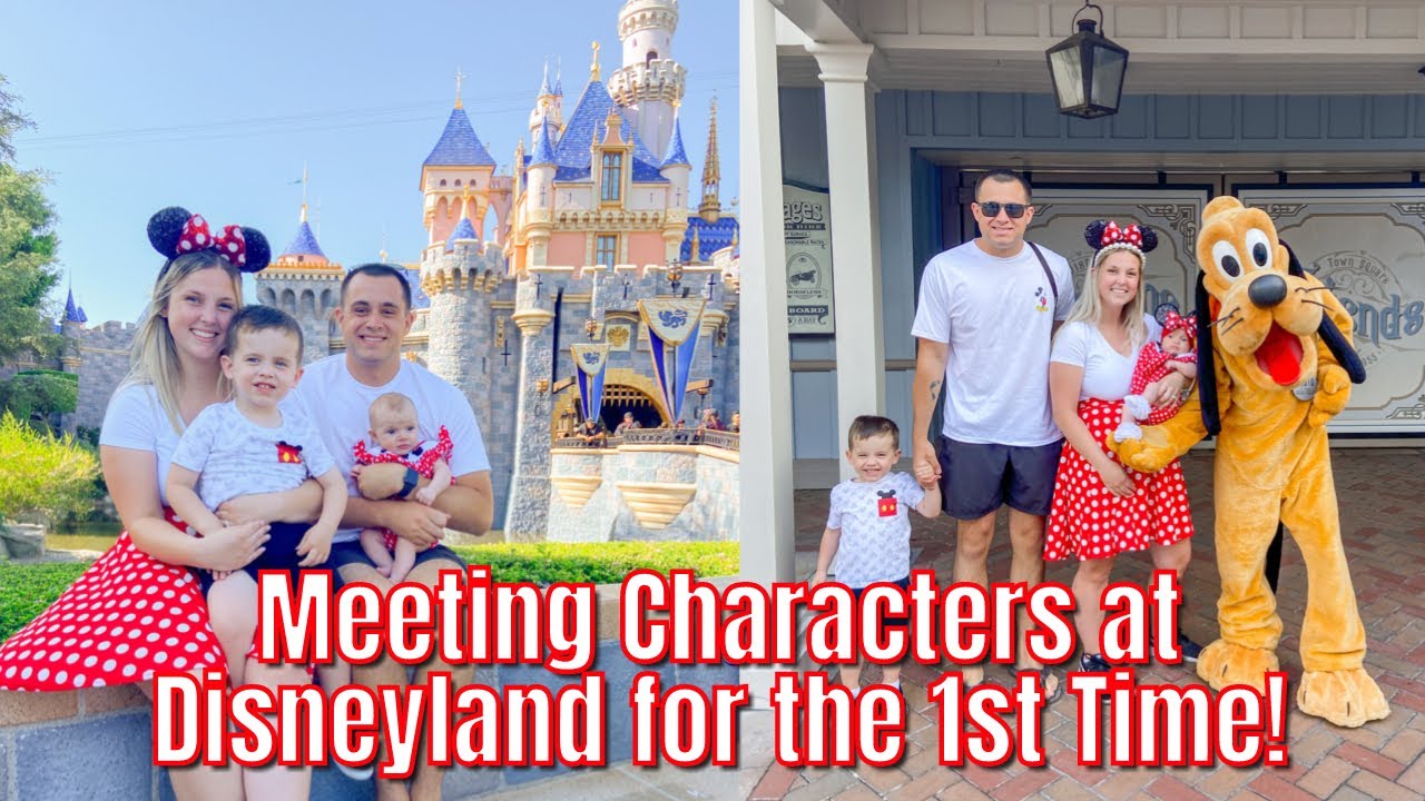 MEETING CHARACTERS AT DISNEYLAND FOR THE FIRST TIME! 🏰 - YouTube