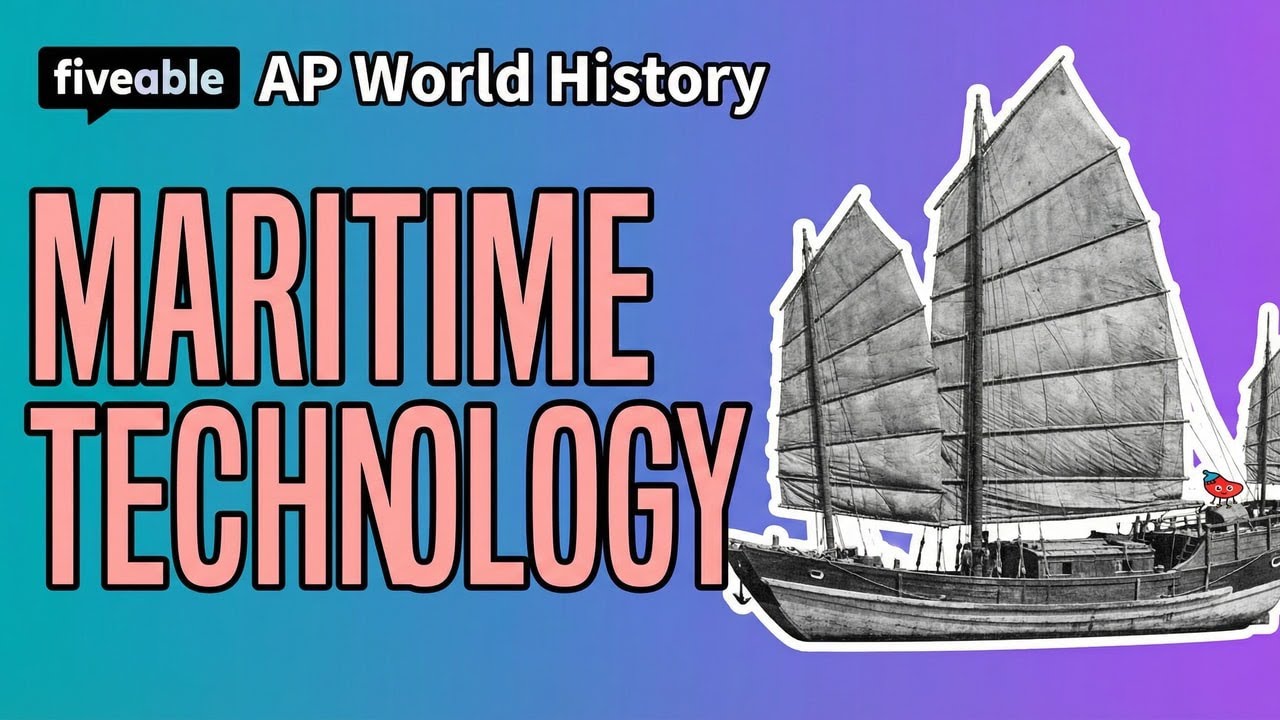 AP World History - Unit 2: Maritime Technology & Trade - YouTube