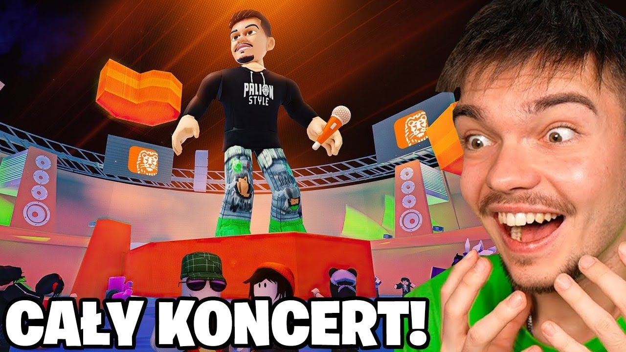 CAŁY KONCERT PALIONA w ROBLOX! - YouTube