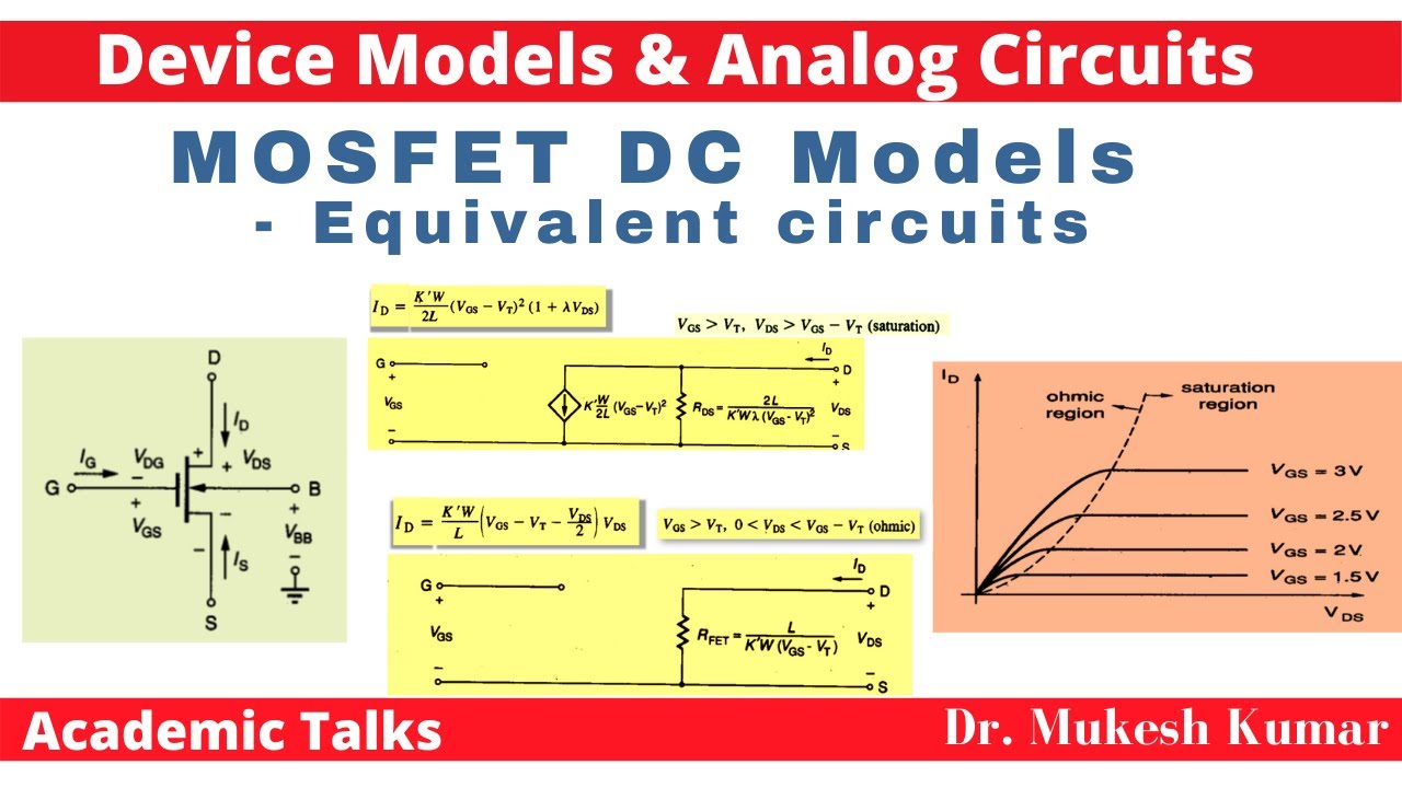 MOS DC Models II Equivalent Circuits II Semiconductor Devices II ...