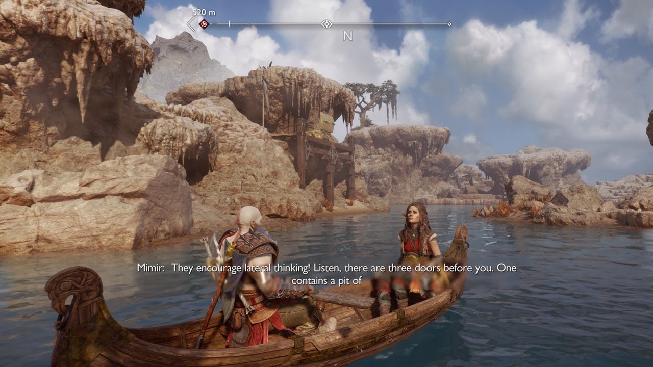 Mimir gives Kratos Riddles - God of War Ragnarok - YouTube