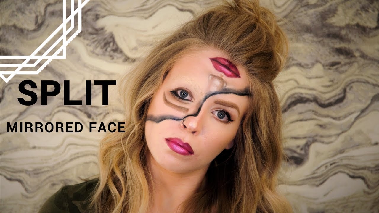 Mirrored split face - Get to know me! - YouTube