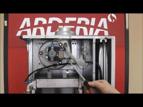 Ремонт котла. Замена первичного теплообменника. Arderia B10-B18 - YouTube
