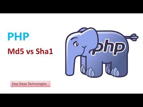 MD5 vs. SHA-1 in PHP | Complete PHP Course on YouTube - YouTube
