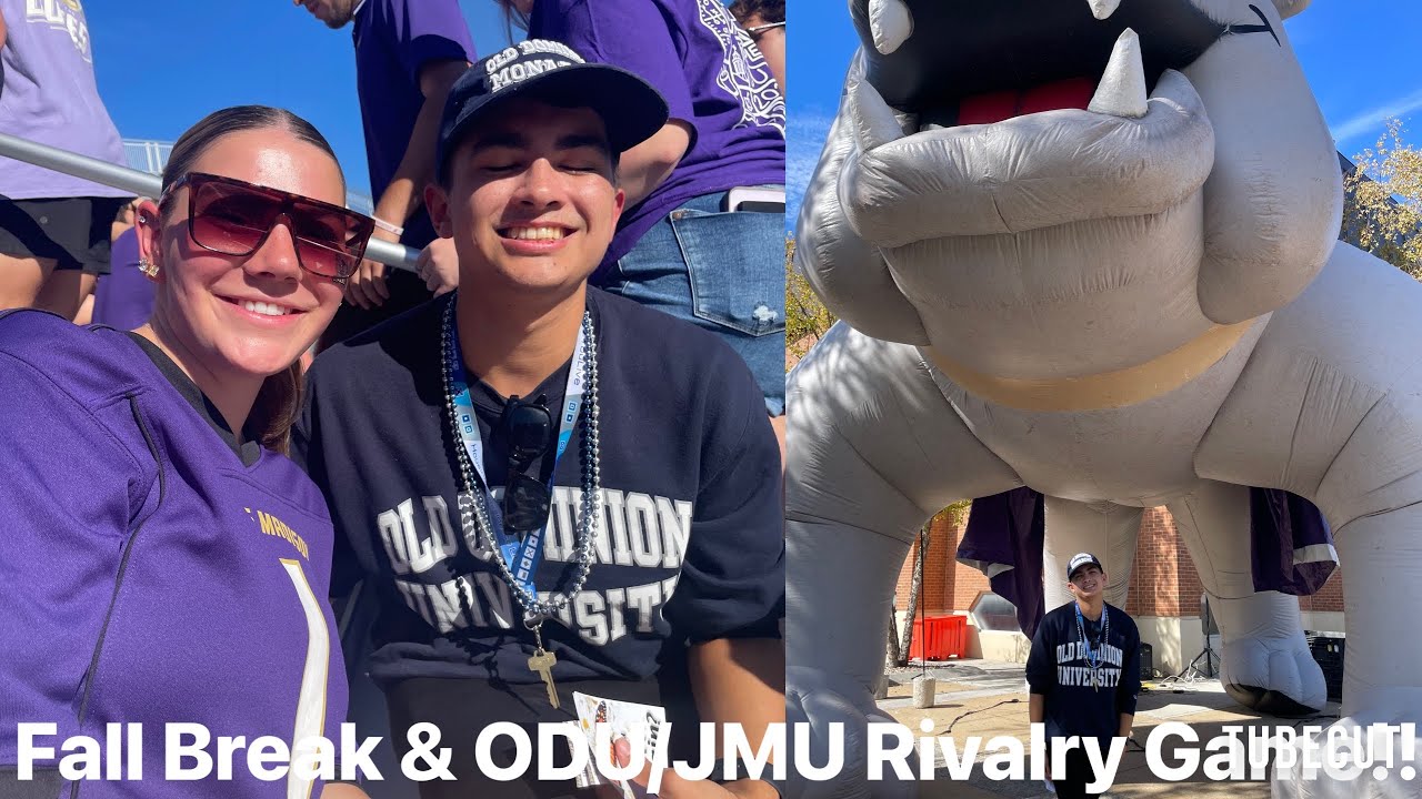 FALL BREAK & ODU @ JMU RIVALRY GAME VLOG! - YouTube