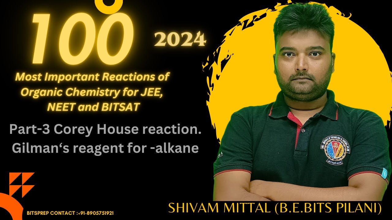 Corey House Gilman's reagent Trick | Mechanism | JEE & NEET, BITSAT ...