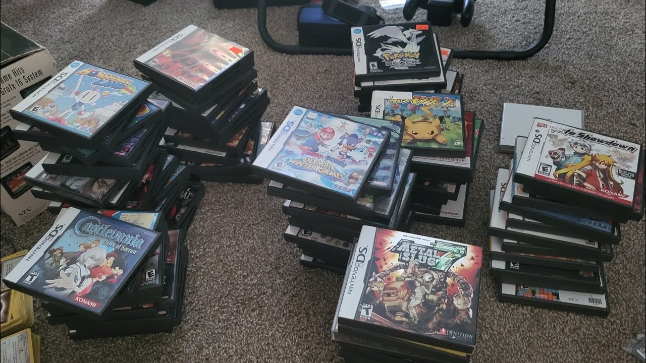Mikeron's Nintendo DS Collection 2022 ~100 Games - YouTube