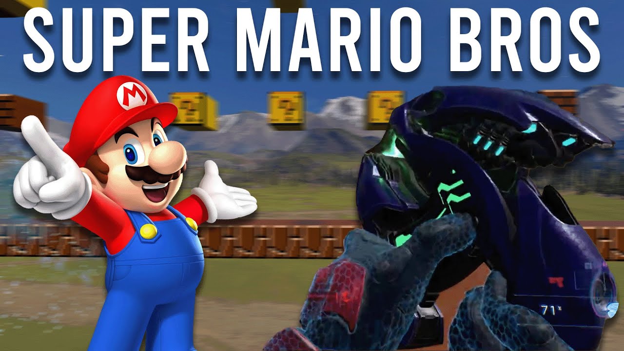 Super Mario Bros in Halo Infinite - YouTube