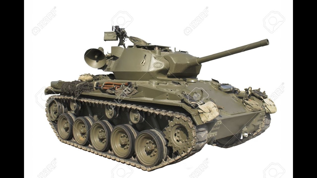 M24 Chaffee Light tank or AA? - YouTube
