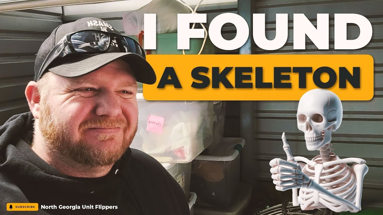 I Found a SKELETON in a Storage Unit | Spooky Storage Unit Flip - YouTube