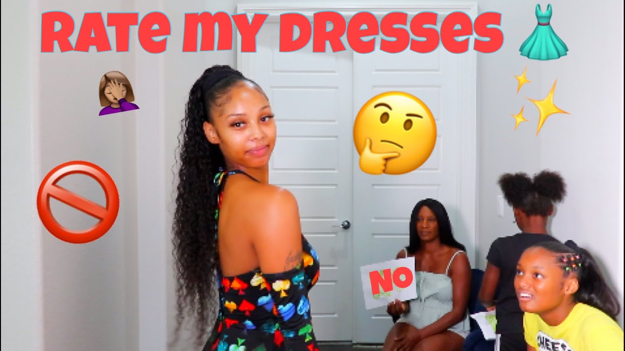 MOM AND DAUGHTER'S RATE MY DRESS HAUL!! - YouTube