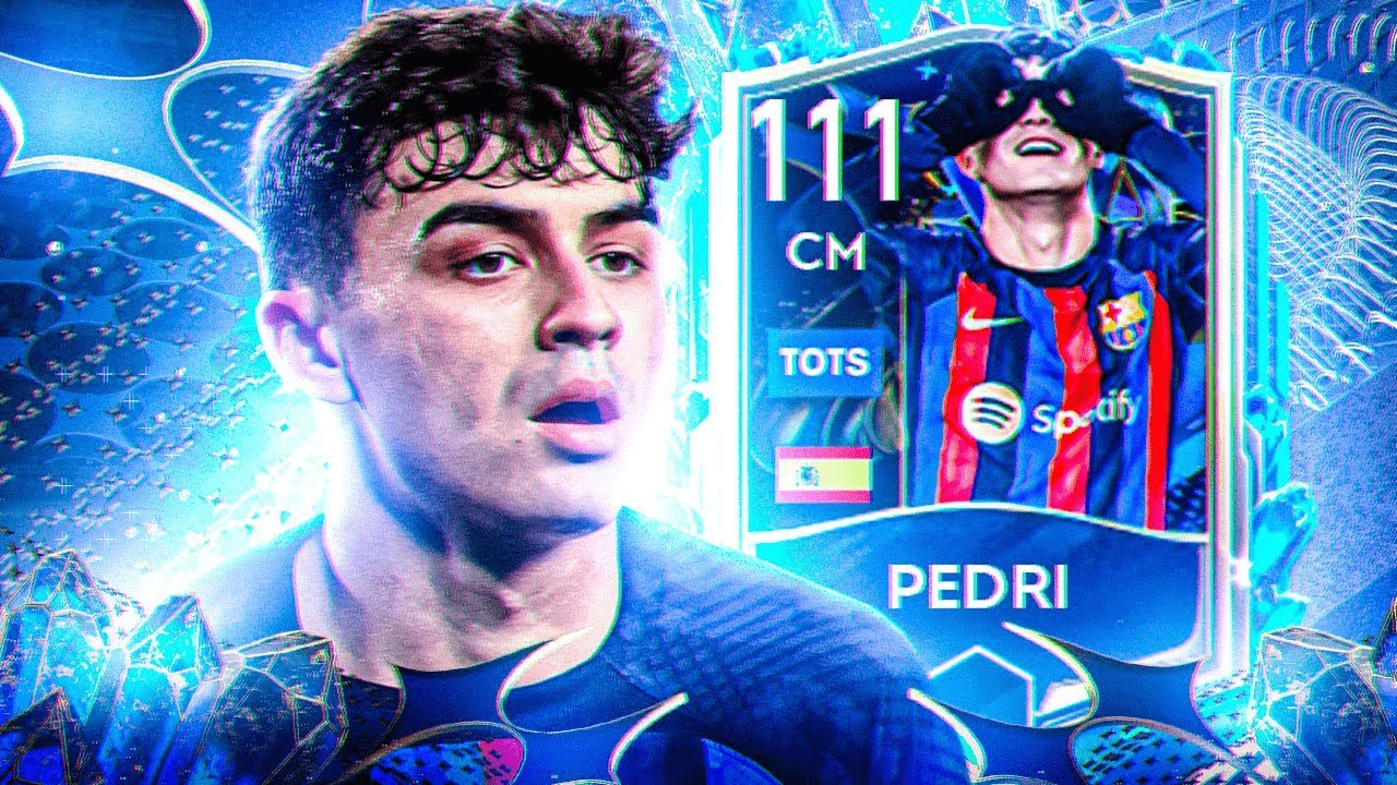 114 OVR UPGRADED TOTS PEDRI REVIEW | FIFA MOBILE 23 - YouTube